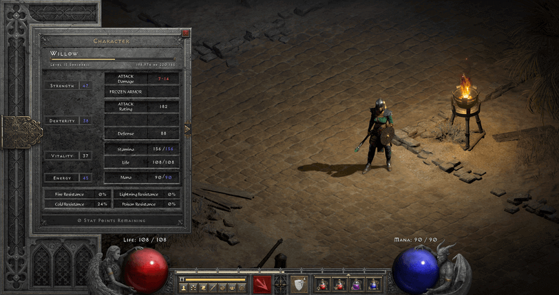 D2R Season 6 Sorceress Stat Point Allocation Guide