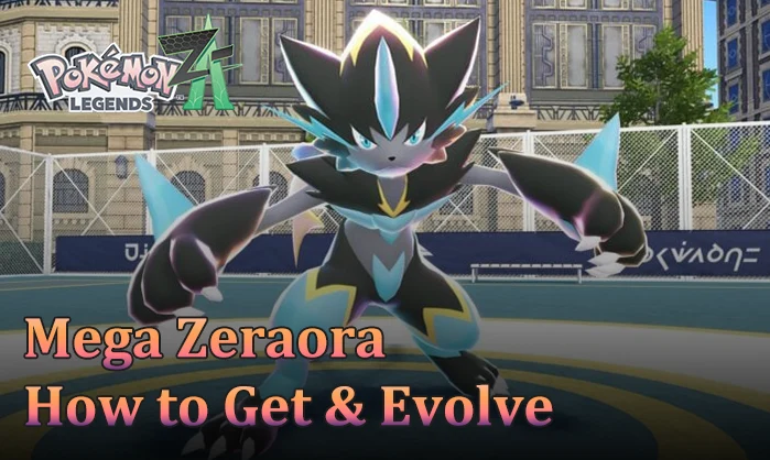 Mega Zeraora Revealed for Pokemon Legends Z-A Mega Dimension