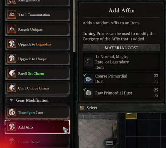 Diablo 4 S13 Horadric Cube Guide: Transfiguration & Prisms