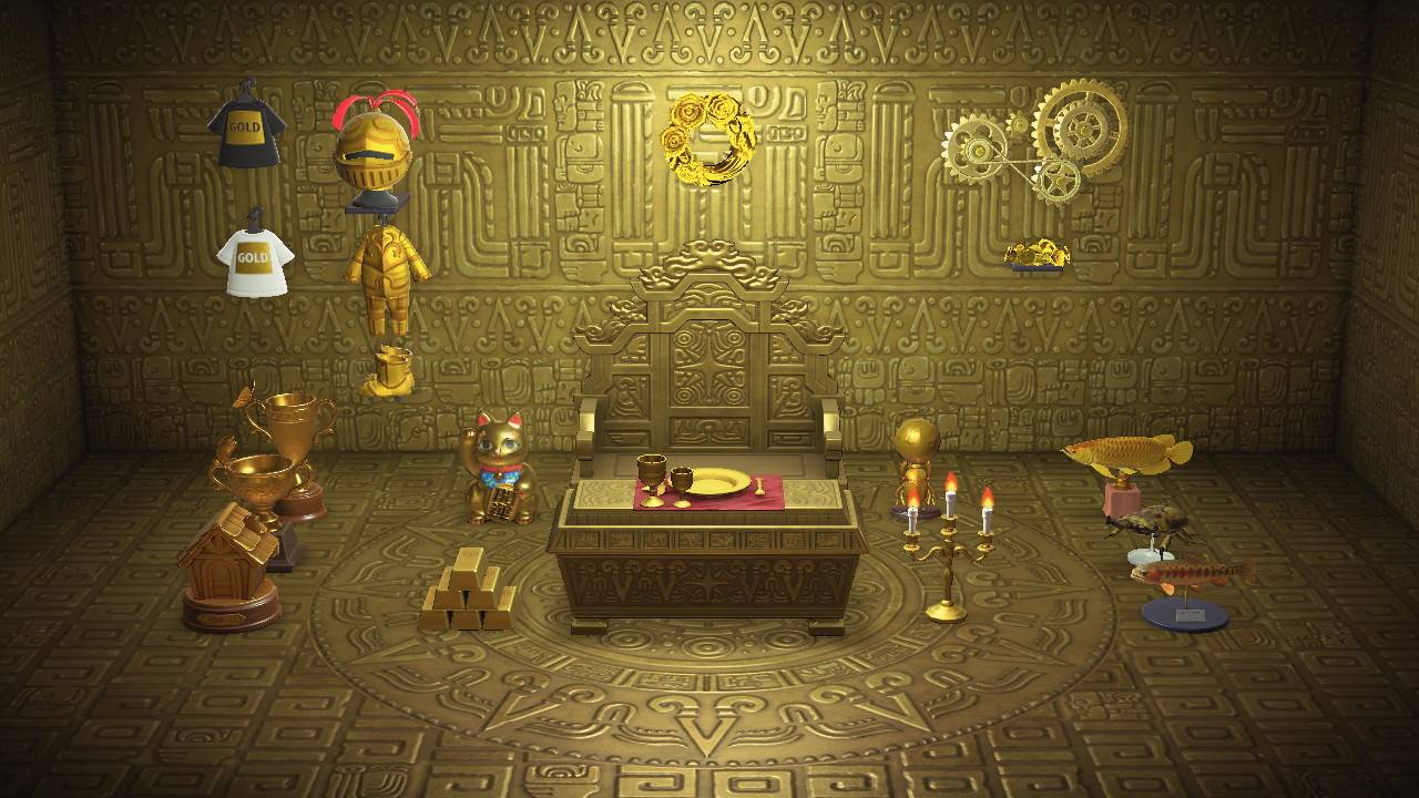 Animal Crossing New Horizons Gold Theme Price - ACNH Items Buy Prices ...